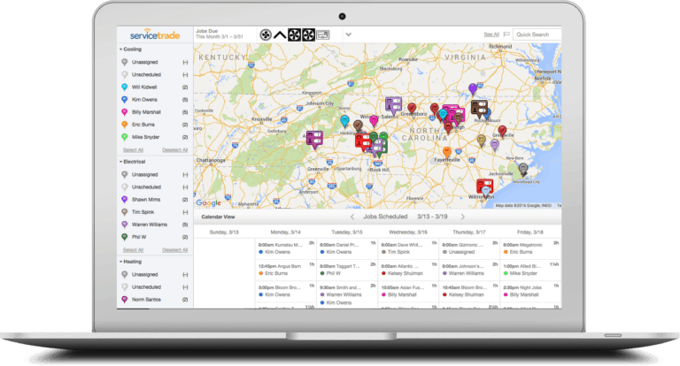 Service Technician Scheduling Software | ServiceTrade