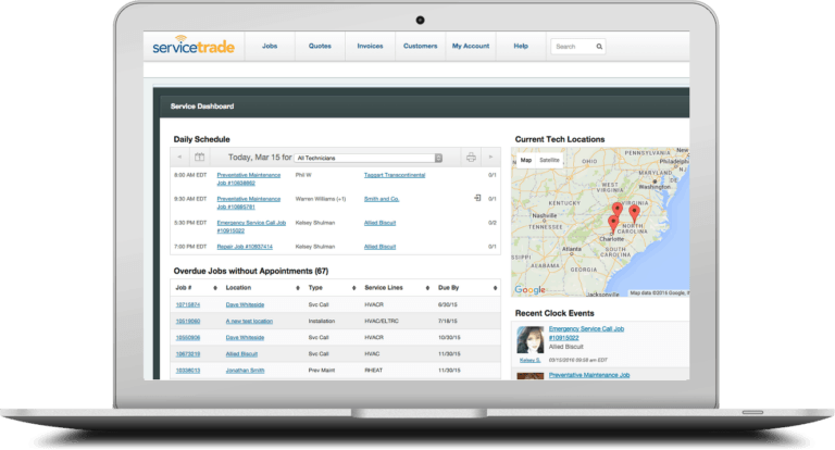 Service Technician Scheduling Software | ServiceTrade