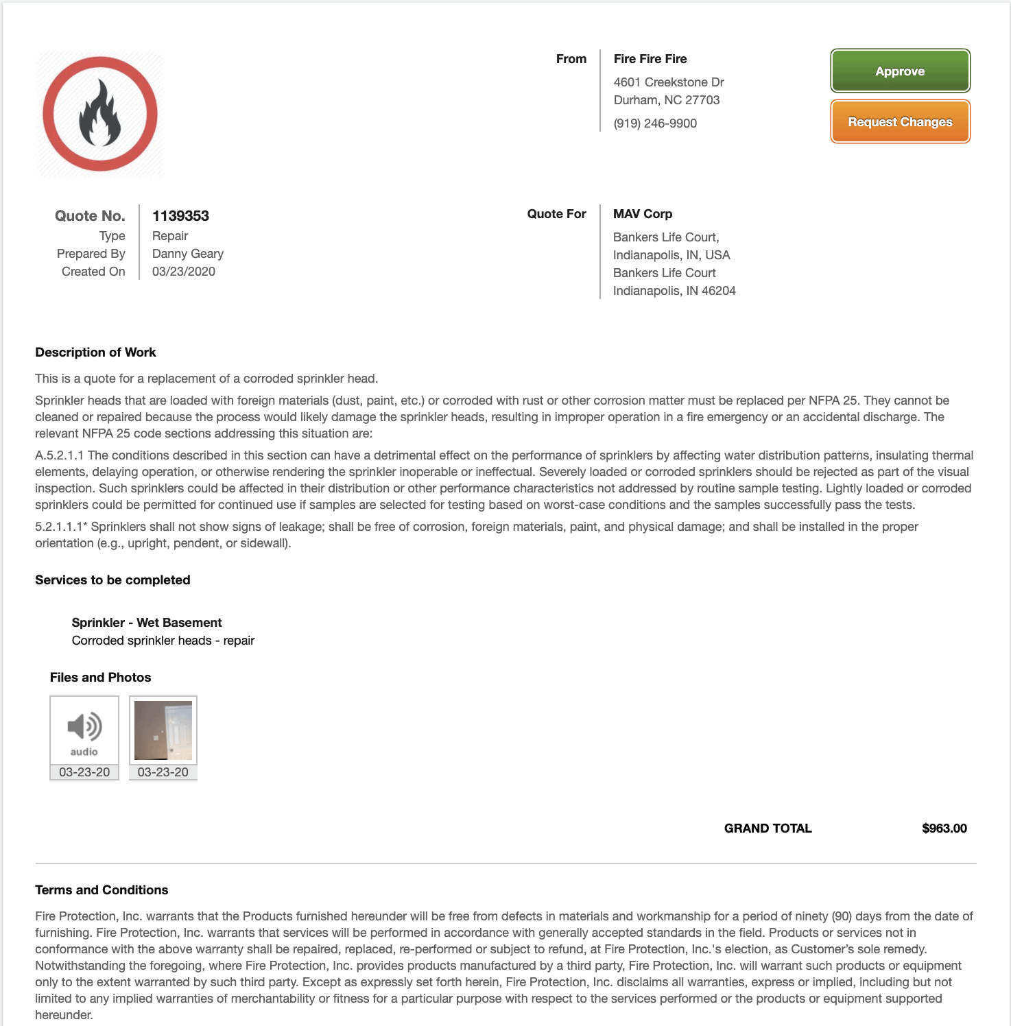 Fire Protection Software | ServiceTrade